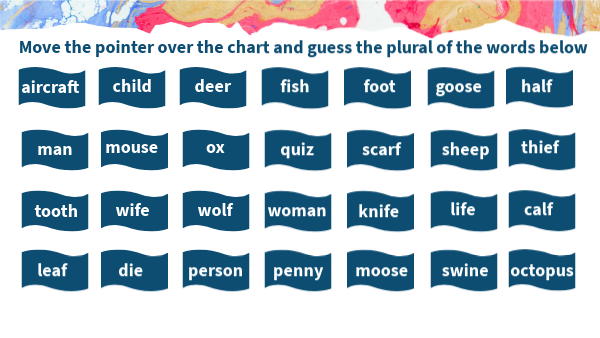 IRREGULAR PLURAL | Genially