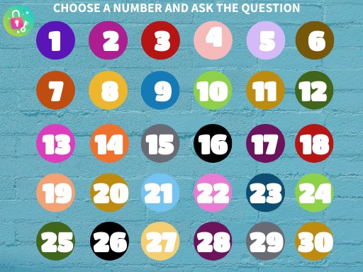 choose a number and ask your classmates | Genially