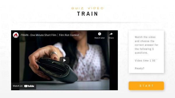 TRAIN video quiz