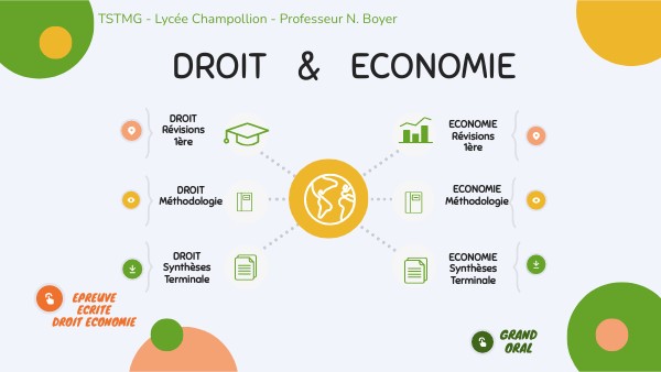 DROIT ECONOMIE Tstmg