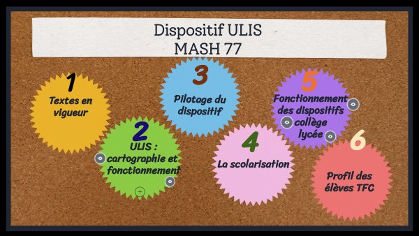 Dispositif ULIS MASH 77 | Genially