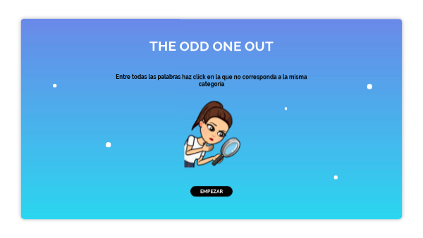 the odd one out | Genially