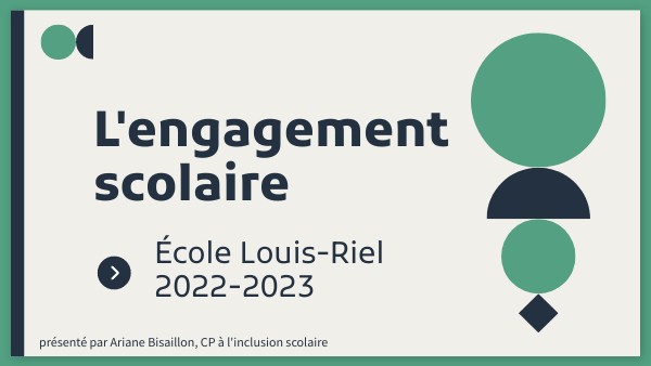 Engagement - Louis-Riel | Genially