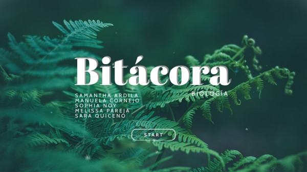 Bitácora Biologia