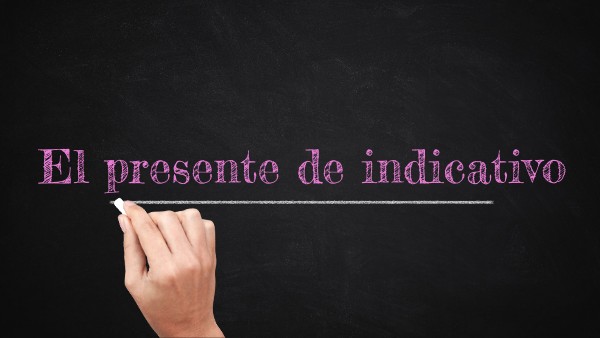 El presente de indicativo