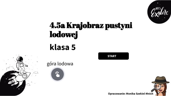4.5a Krajobraz pustyni lodowej | Genially