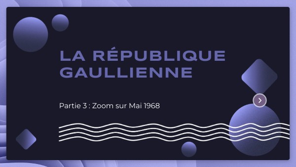 6 la république gaullienne mai 68 | Genially