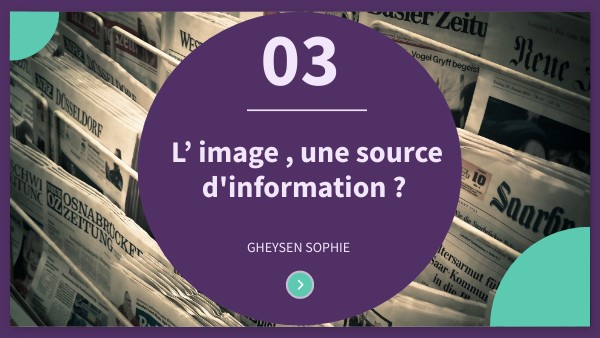 3 L' information par l' image