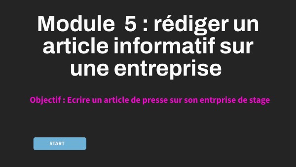 5 eleve rediger un article informatif version 1