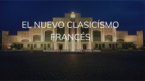 Clasicismo frances | Genially