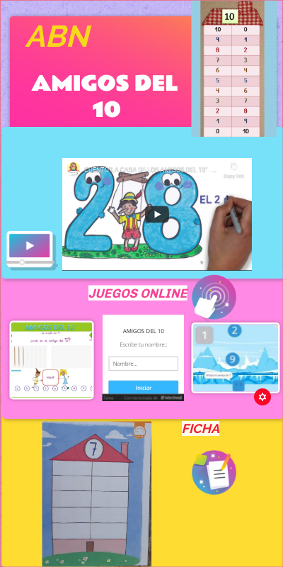 viernes ficha 15 amigos del 10 | Genially