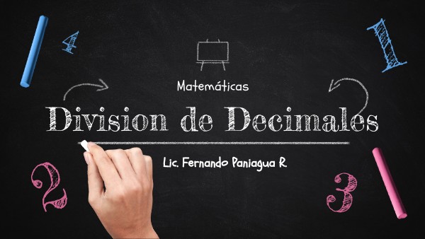 división de decimales | Genially