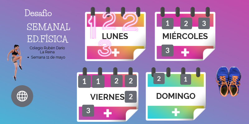 Desafío semanal Educación Física 1 | Genially