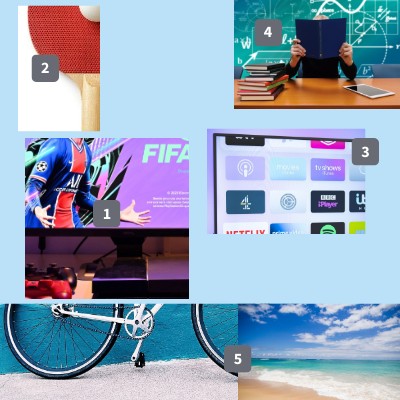 My favouriholidayste things poster. | Genially