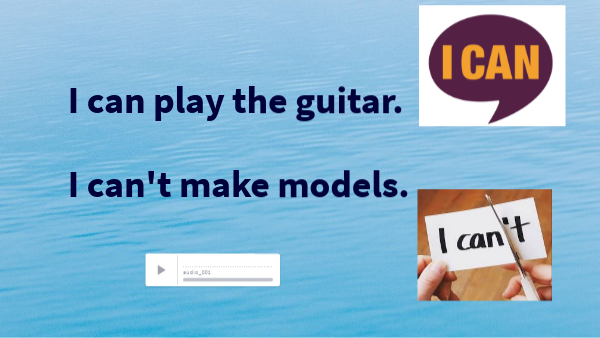 I can/ I can't | Genially