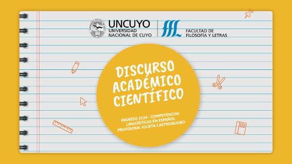 DISCURSO ACADÉMICO CIENTÍFICO | Genially