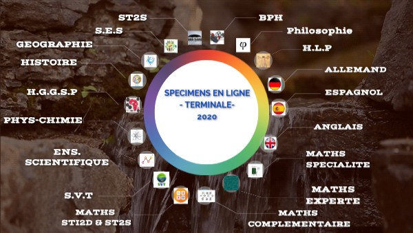 SPECIMENS EN LIGNE -TERMINALE- 2020 | Genially