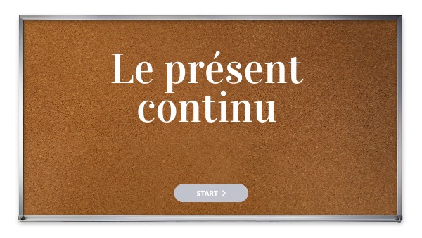 Présent continu | Genially