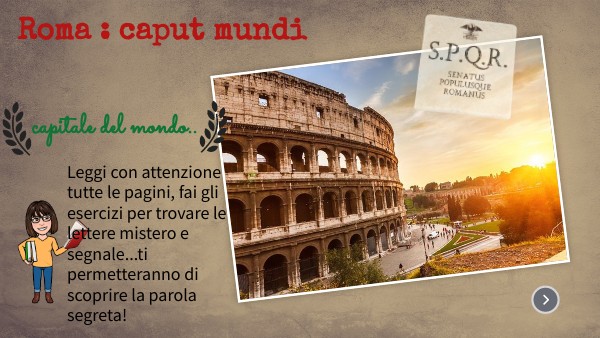 Roma, città eterna -niveau 4e | Genially