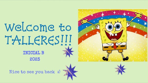 WELCOME 1ST CLASS-INICIAL