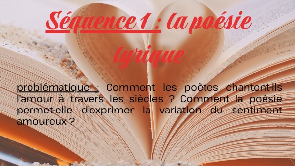la poésie lyrique