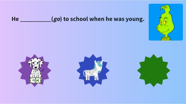 Past Simple riddles