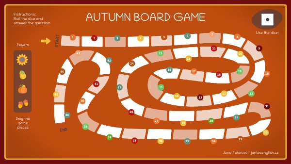 autumn board game | Genially