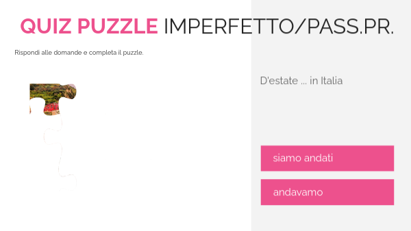 Imperfetto/passato prossimo | Genially