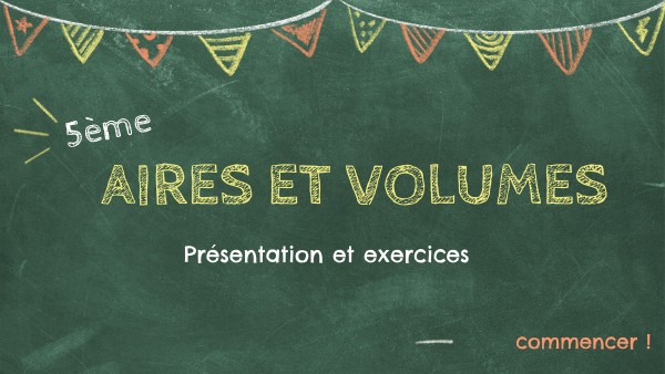 AIRES et VOLUMES | Genially