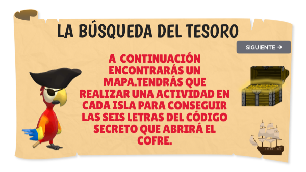 LA BUSQUEDA DEL TESORO ANDREA | Genially