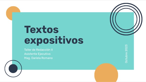 Textos expositivos | Genially