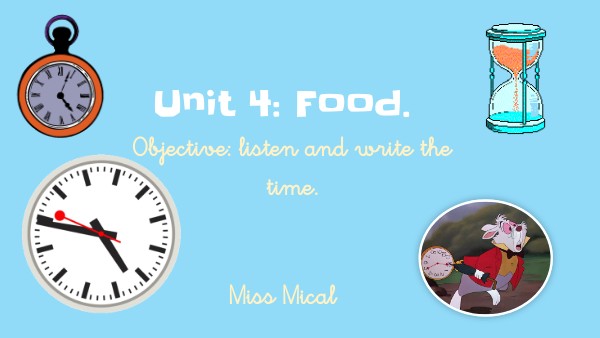 Unit 4: the time book activities