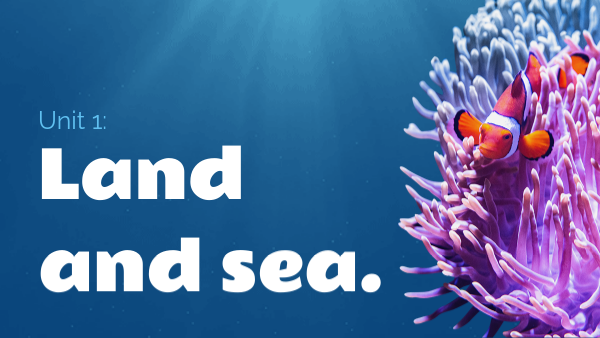 Land and sea.Vocabulary | Genially