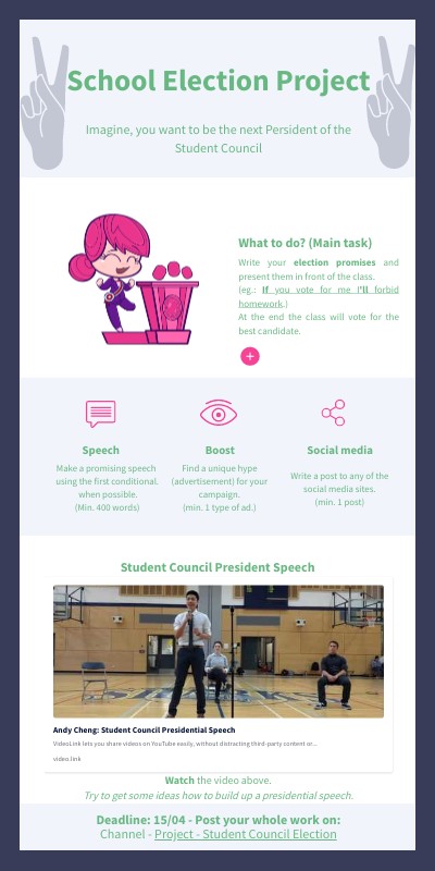 Student Council Election_orkat | Genially