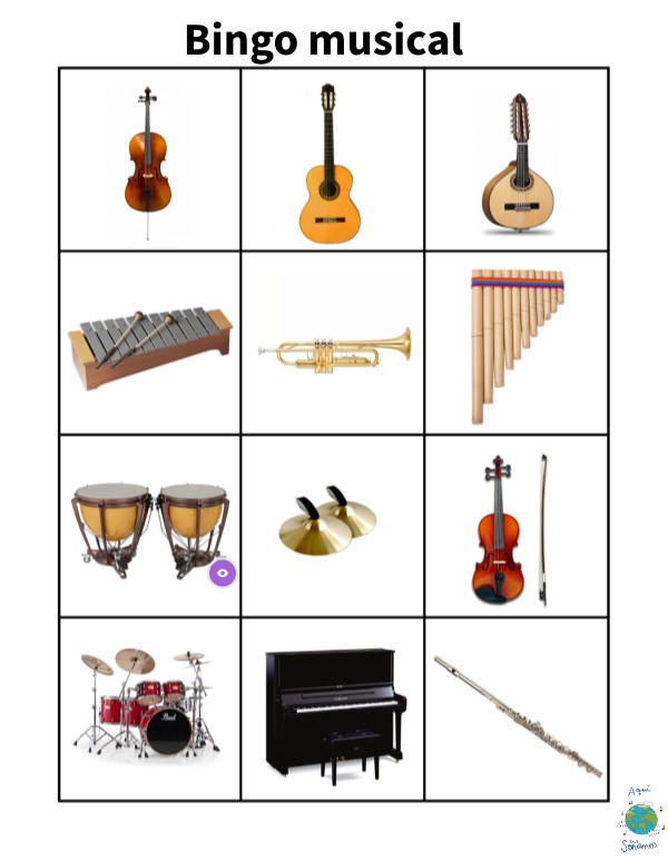 Bingo instrumentos