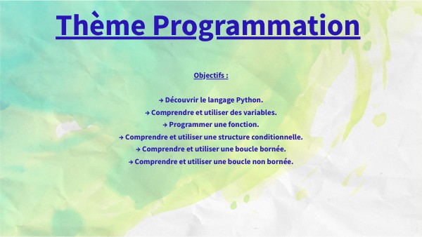 SNT_ProgrammationPython | Genially