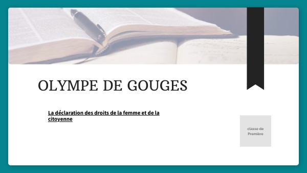 olympe de gouges | Genially