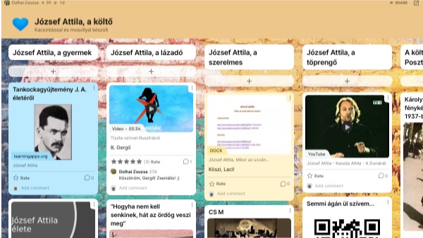 József Attila Padlet | Genially
