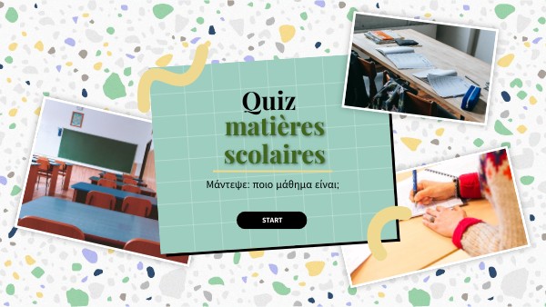 MATIERES QUIZ | Genially