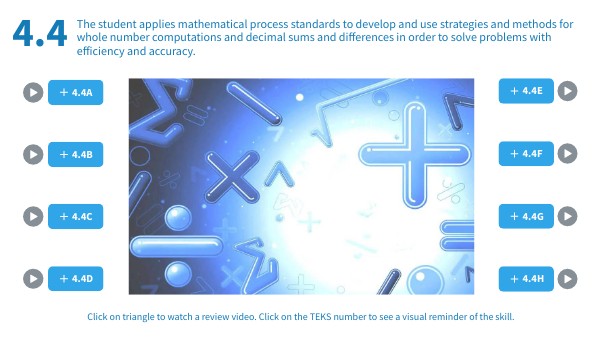 Math TEKS 4.4 Review | Genially