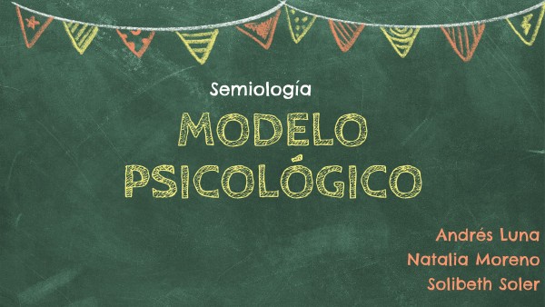 Modelo psicológico | Genially