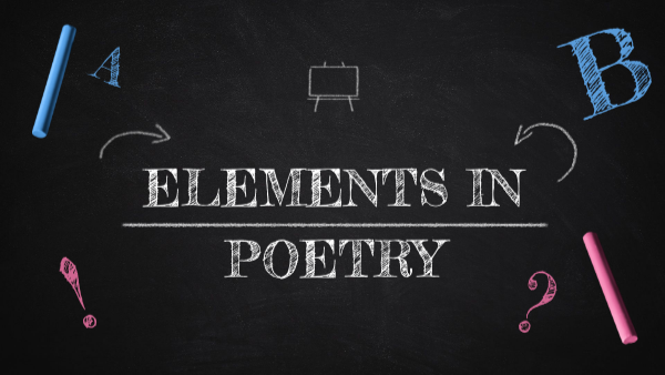 Elements in poetry (week 2) | Genially