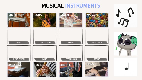 MUSICAL INSTRUMENTS | Genially
