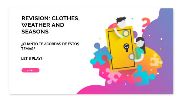 WEATHER,SEASONS AND CLOTHES REVISION | Genially