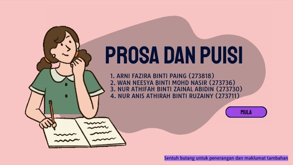 Prosa dan Puisi | Genially