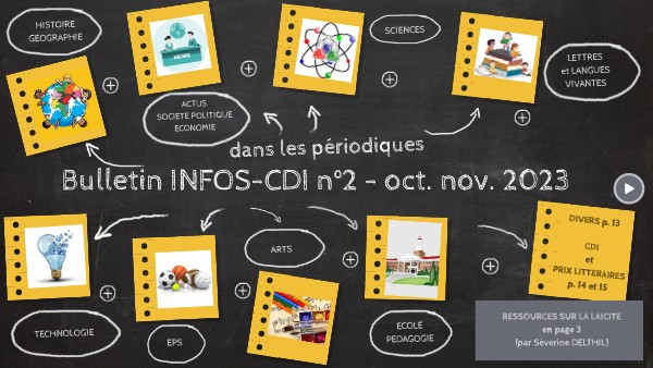 Bulletin INFOS CDI n°2 | Genially