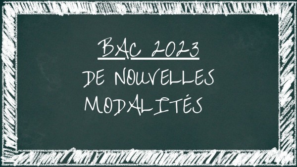Présentation BAC 2023 | Genially