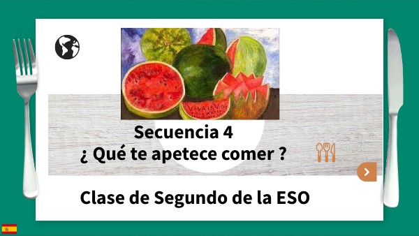 secuencia : ¿ Qué te apetece comer ? | Genially