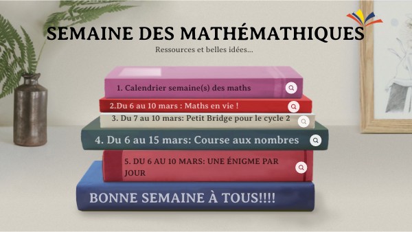 semaine des mathématiques | Genially