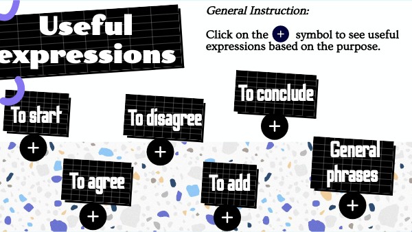 Useful expressions for Debates | Genially